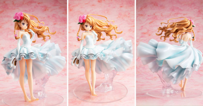 Taiga Aisaka Dons Wedding Dress In Toradora 15th Anniversary Figurine