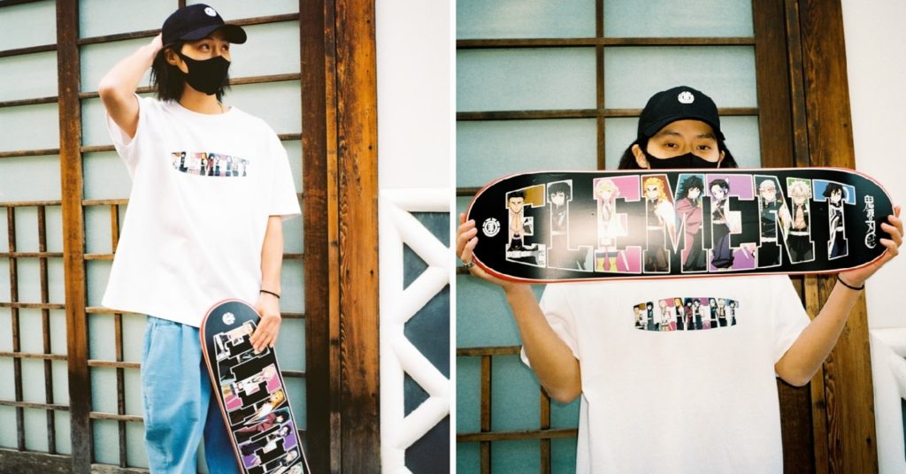 ELEMENT x Demon Slayer Collab Features Graphic Tees & Skateboards