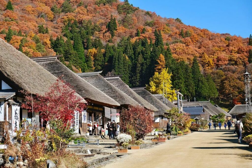 Ouchi Juku: Edo Era Post Town Where You Can Eat Soba Using Leeks As ...